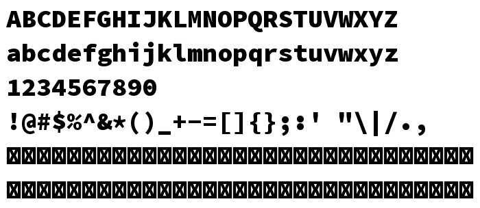 Скачать шрифт Source Code Pro Black бесплатно для компьютера и сайта